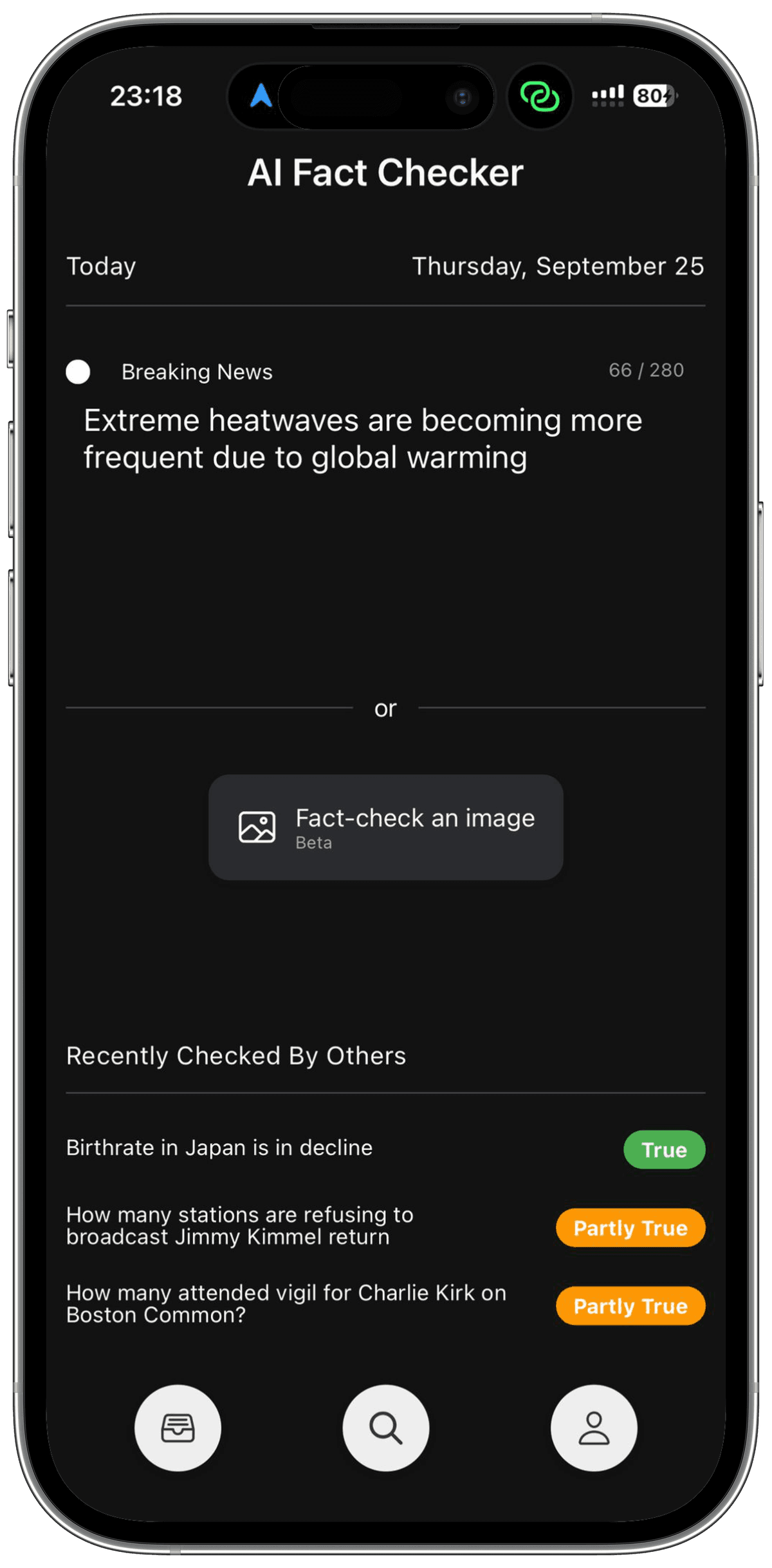AI Fact Checker App - Verify News & Detect Misinformation Instantly